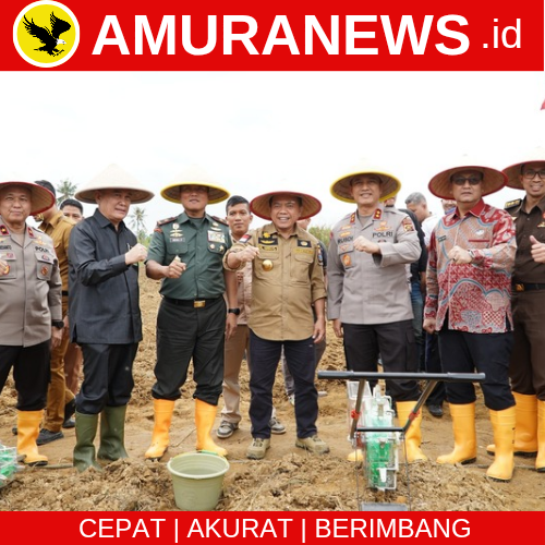 Gubernur Al Haris, Kapolda, Danrem 042 Gapu dan Forkopimda Lakukan Penanaman Bibit Jagung Dukung ...