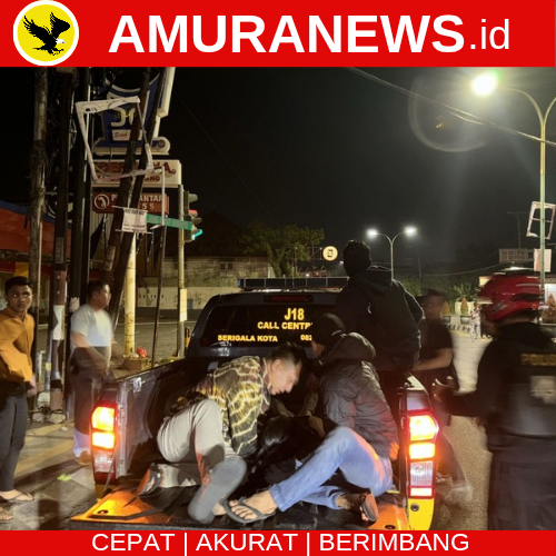 Kapolresta Jambi Kombes Pol. Boy Sutan Binanga Siregar Memimpin Langsung Patroli di Beberapa ...